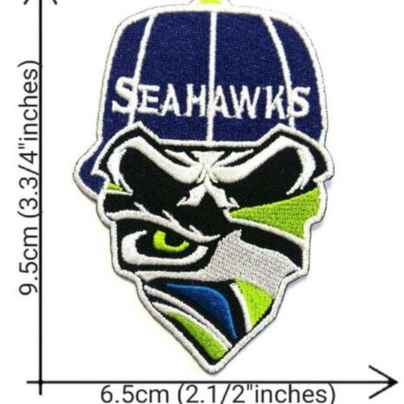 Accessories | Seattle Seahawks Patch Iron On Nfl Team Skull Diy | Poshmark